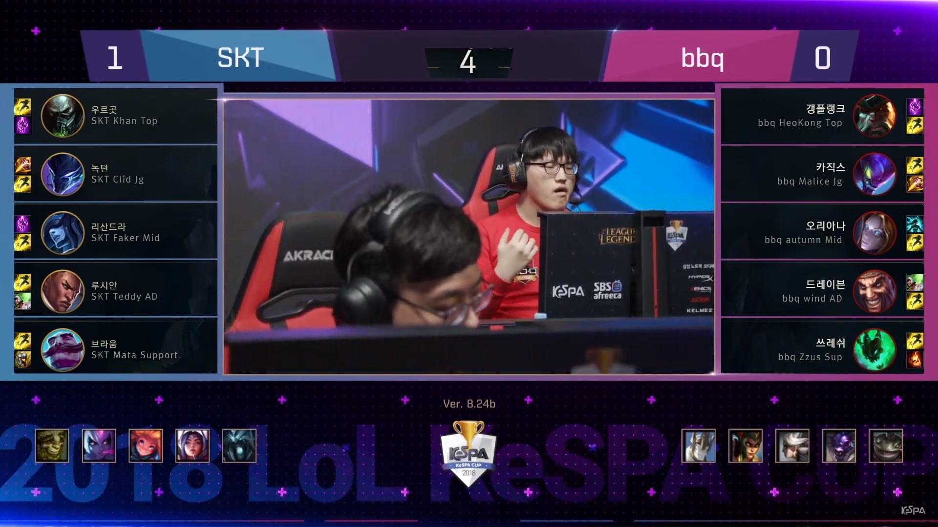 SKT T1 có chiến thắng dễ dàng trước đối thủ bbq Olivers tại Kespa Cup 2018 - Công nghệ - ZNEWS.VN