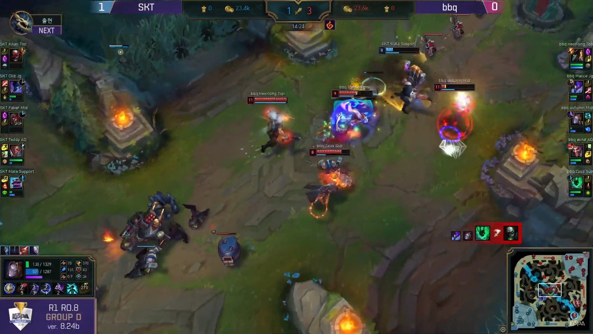 SKT T1 có chiến thắng dễ dàng trước đối thủ bbq Olivers tại Kespa Cup 2018 - Công nghệ - ZNEWS.VN