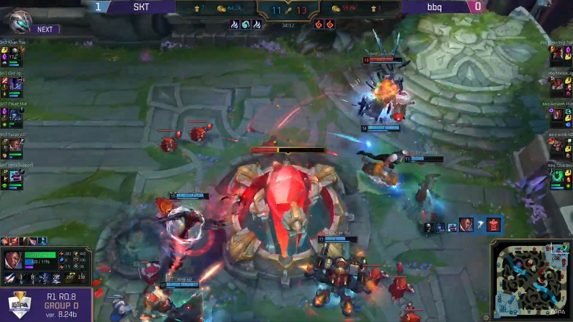 SKT T1 có chiến thắng dễ dàng trước đối thủ bbq Olivers tại Kespa Cup 2018 - Công nghệ - ZNEWS.VN