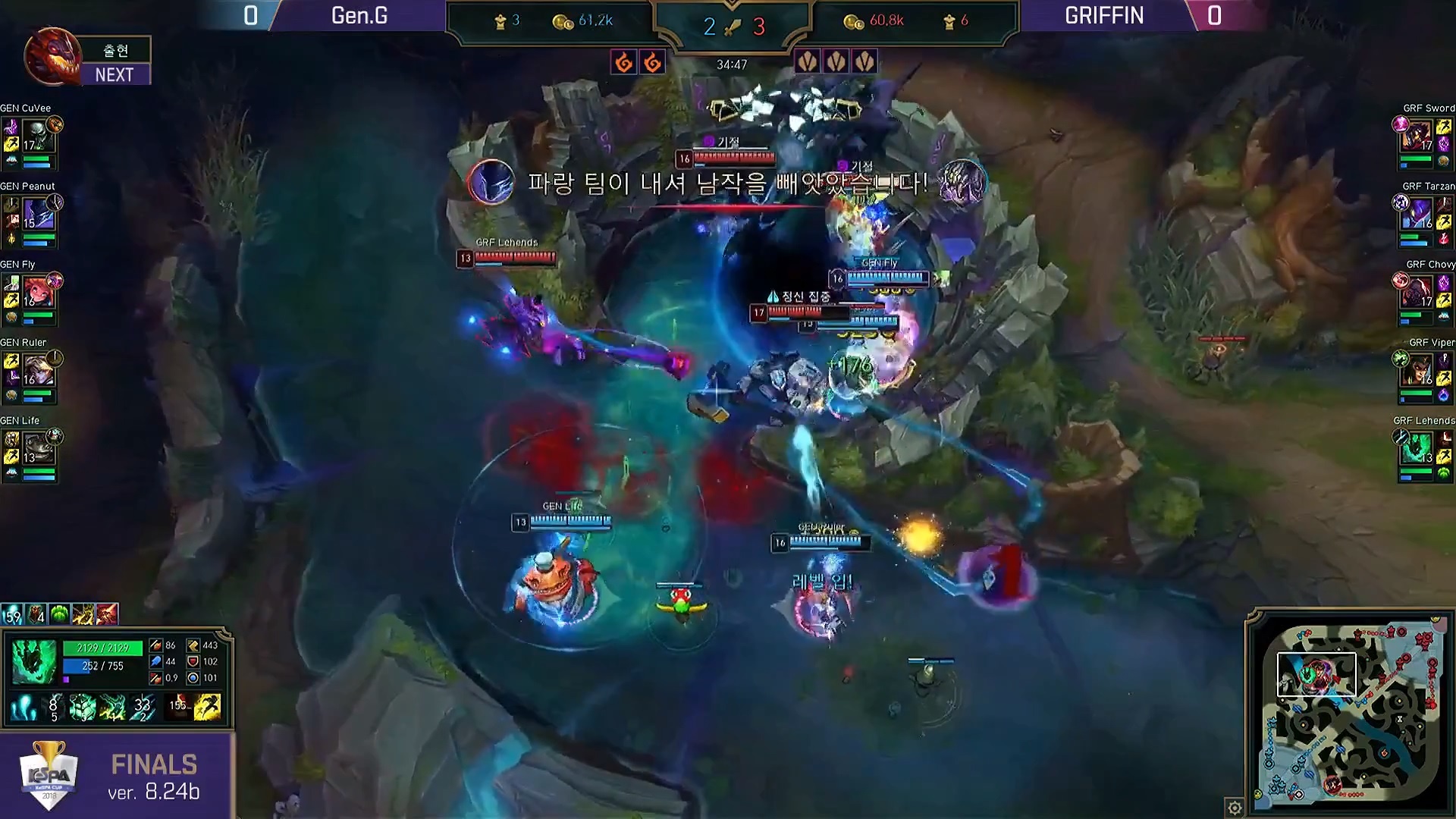 Griffin nhẹ nhàng hạ gục Gen.G, dành chức vô địch Kespa Cup 2018 - Công nghệ - ZNEWS.VN