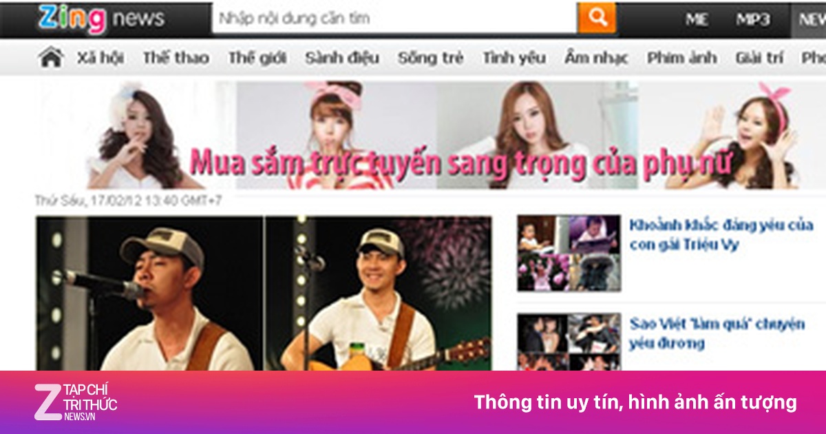 Zing.vn đứng đầu top 100 website Việt Nam - Công nghệ - ZNEWS.VN