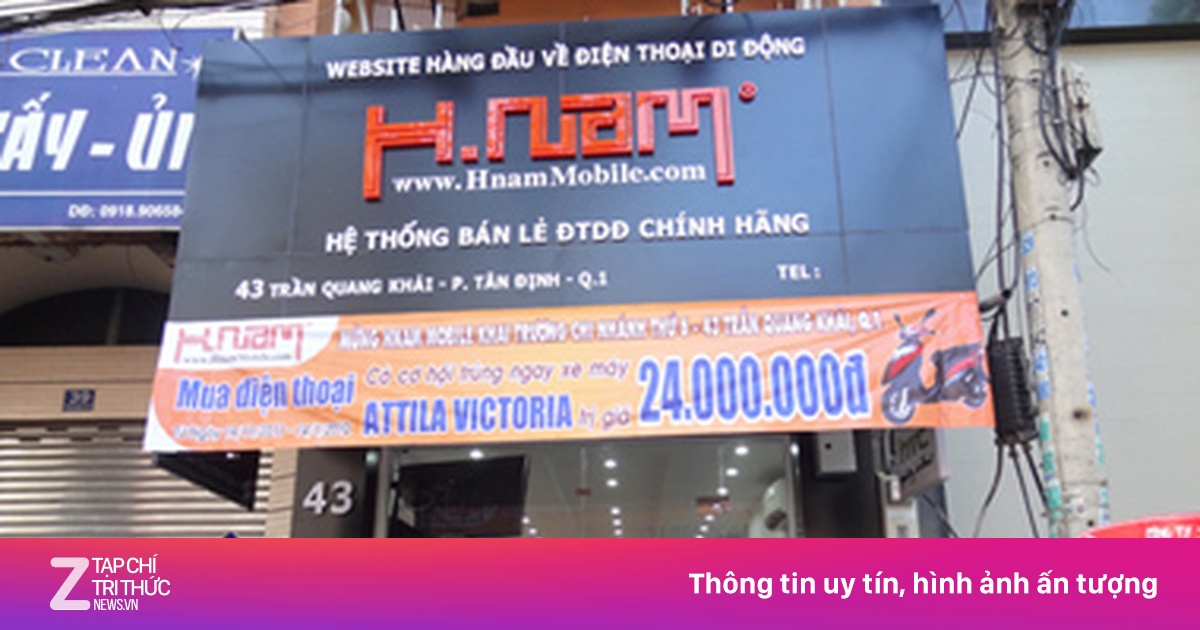 Hnam Mobile khai trương showroom thứ 7 - Mua 1 tặng 1 - TTDN - ZNEWS.VN