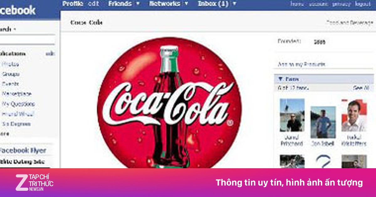 Những điểm giống nhau giữa Facebook và Coca-Cola - Kinh doanh - ZNEWS.VN