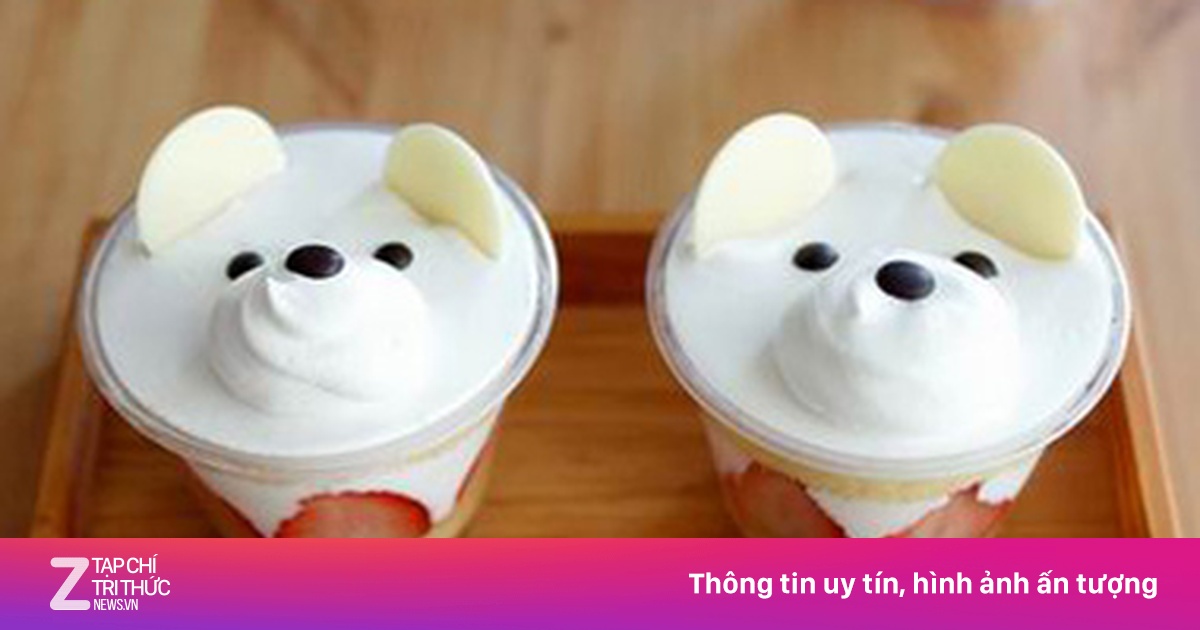 Ngất ngây với bánh kem gấu nằm gọn trong ly - Ẩm thực - ZNEWS.VN