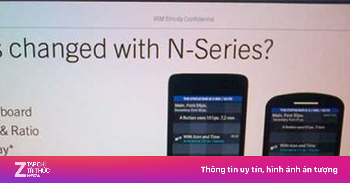 Rò rỉ smartphone không bàn phím QWERTY của RIM - Công nghệ - ZNEWS.VN