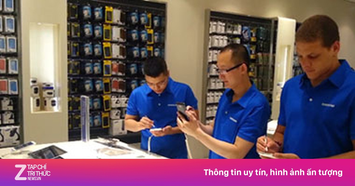 Samsung 'mô phỏng' cửa hàng bán lẻ của Apple - Công nghệ - ZNEWS.VN