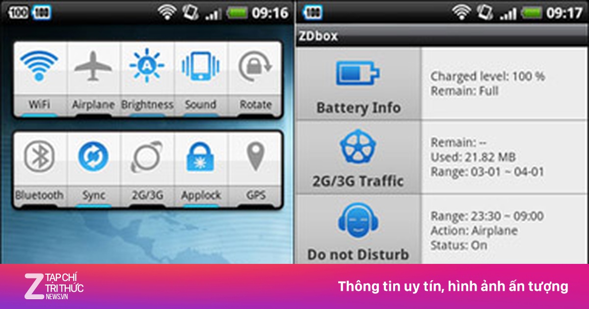 ZDbox - ứng dụng quản lý hệ thống trên Android - Công nghệ - ZNEWS.VN