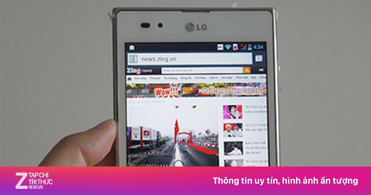 Mở hộp LG Optimus Vu chính hãng - Công nghệ - ZNEWS.VN
