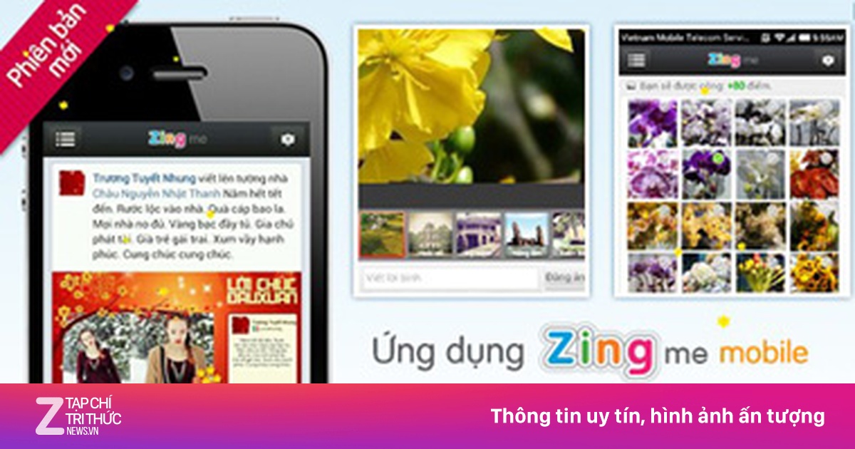 Zing Me cập nhật loạt phiên bản mới trên di động - Ứng dụng di động ...