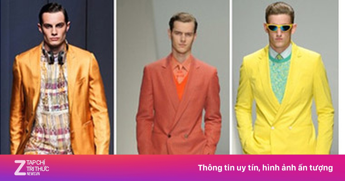 Xu hướng sắc màu cho nam giới xuân hè 2013 - Thời trang Sao - ZNEWS.VN