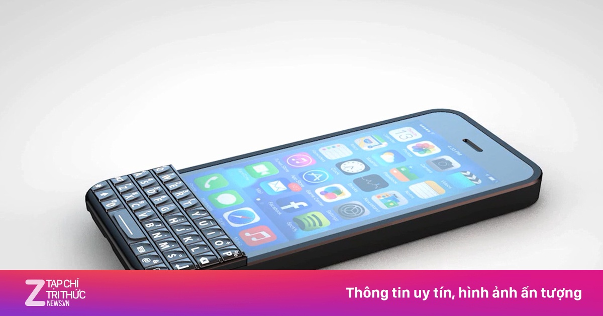 Vỏ bảo vệ độc đáo biến iPhone thành điện thoại QWERTY - Công nghệ - ZNEWS.VN