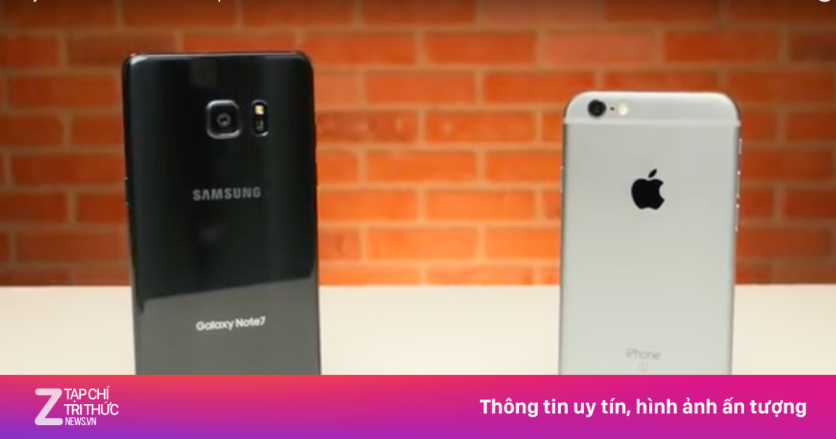 iPhone 6S bỏ xa Note 7 khi thử nghiệm hiệu năng thực tế - Mobile - ZNEWS.VN