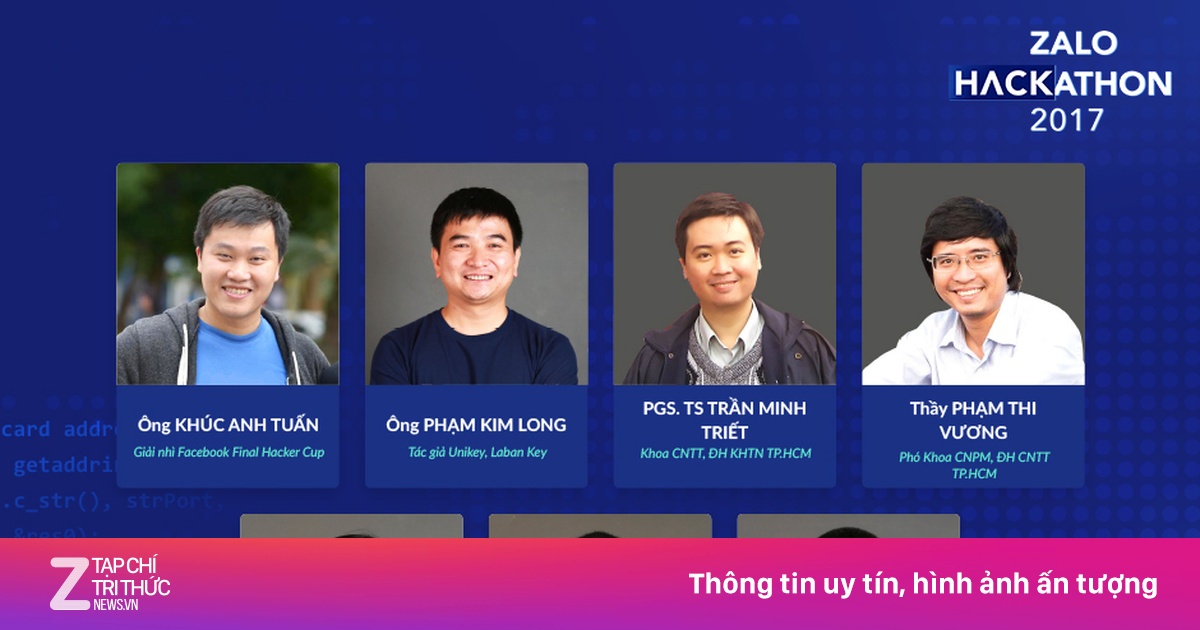 Hội đồng chuyên môn toàn 'siêu nhân' của Zalo Hackathon | Znews.vn