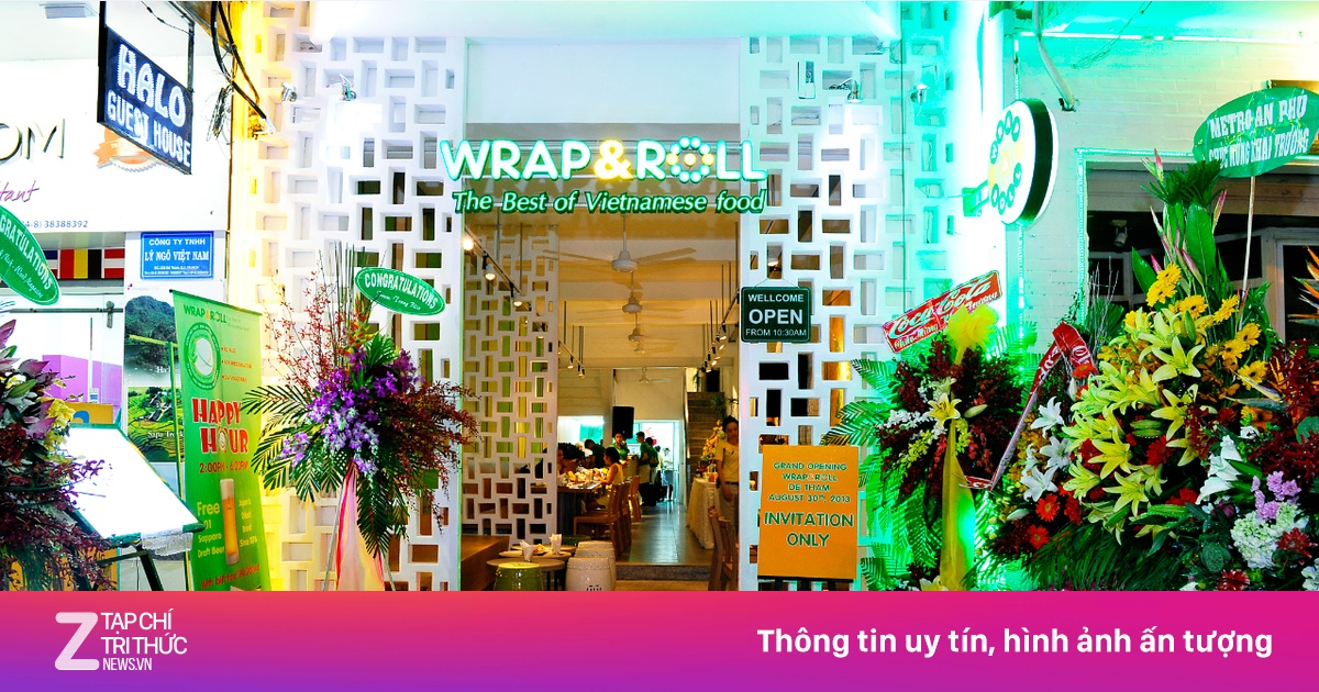Wrap&Roll khai trương chi nhánh mới tại khu phố Tây | Znews.vn