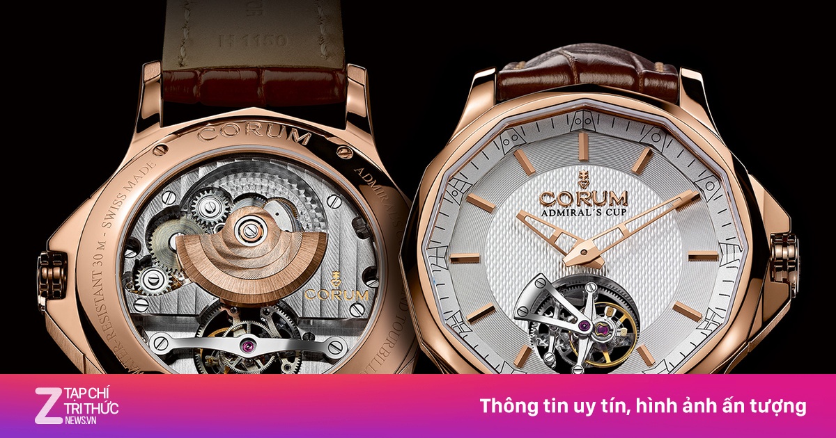 Đồng hồ Corum vàng khối giới hạn 55 chiếc trưng bày tại HN | Znews.vn