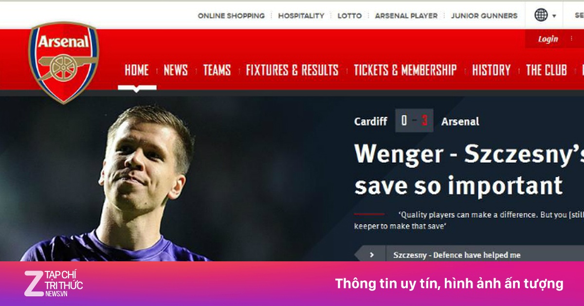 Trang chủ Arsenal lập 'cú đúp' danh hiệu nước Anh - Bóng đá Anh - ZNEWS.VN