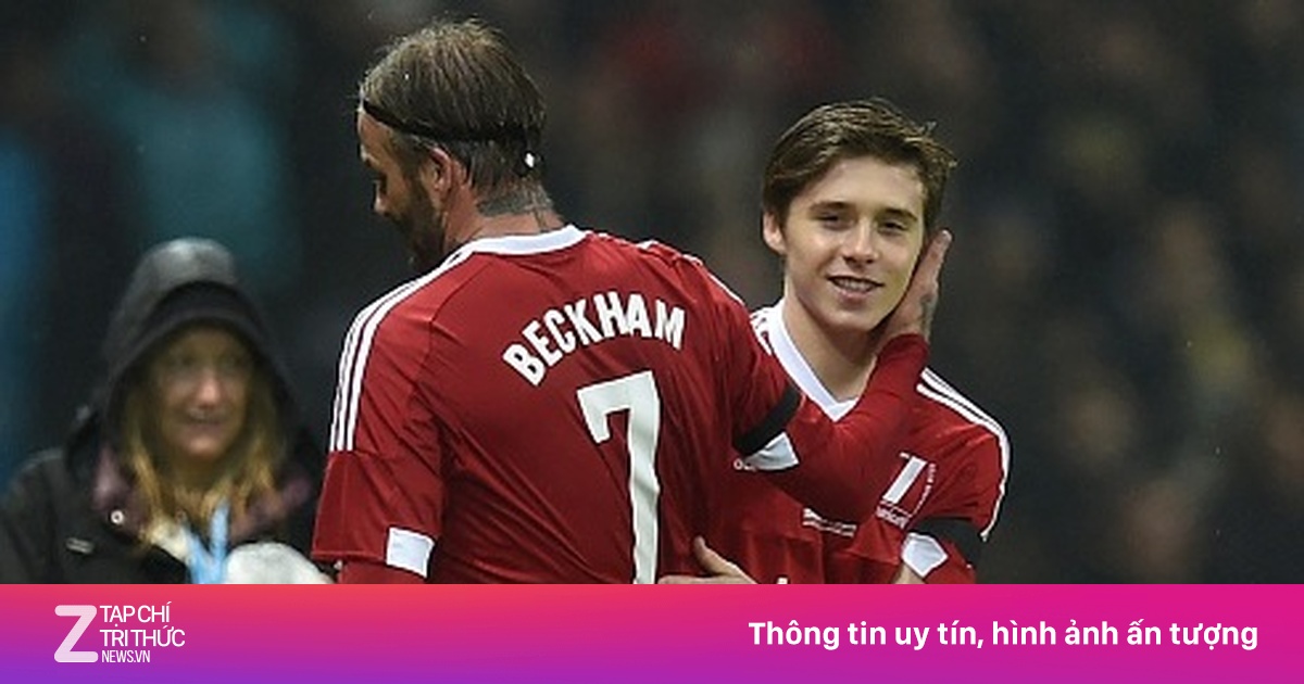 Brooklyn Beckham đá thay cha trong trận đấu của huyền thoại - Thể thao ...