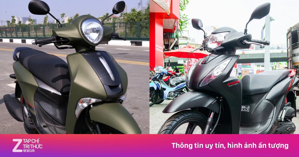 So sánh Honda Vision Cá tính và Yamaha Janus | Znews.vn