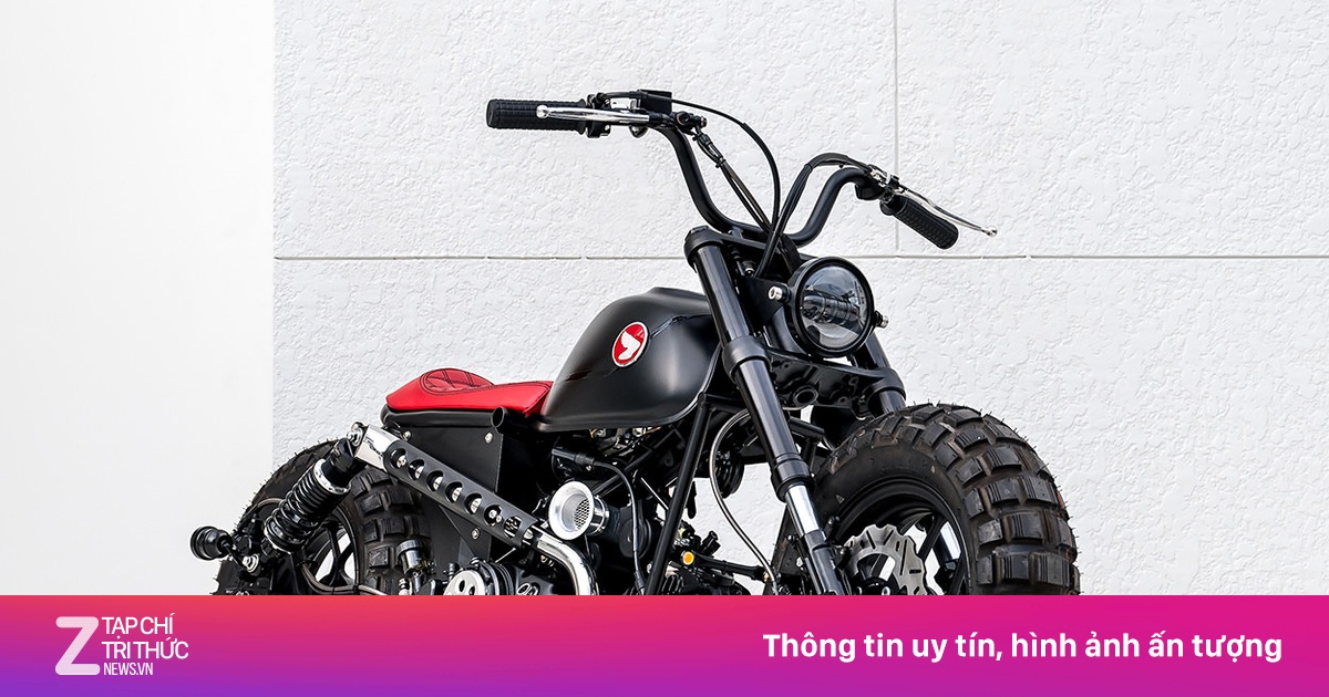 'Xe khỉ' Honda Monkey biến hình với phong cách bobber | Znews.vn