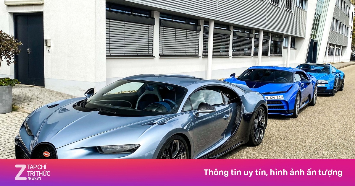 Bộ 3 Bugatti hàng hiếm hội tụ tại Đức | Znews.vn
