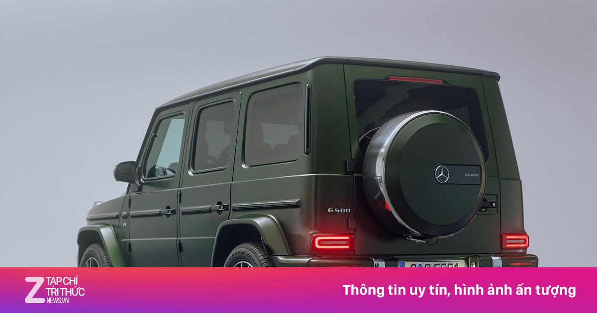 Mercedes-Benz G 500 kết thúc vòng đời bằng bản Final Edition | Znews.vn
