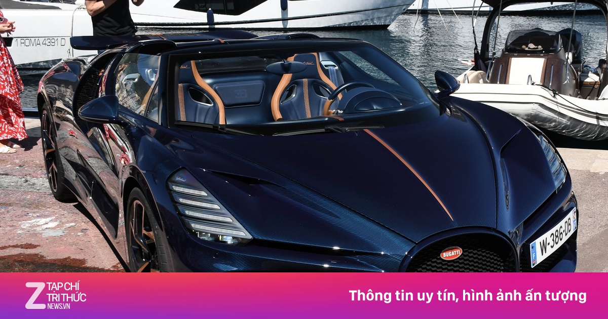 Siêu xe Bugatti W16 Mistral xuất hiện tại Monaco - Ôtô - ZNEWS.VN