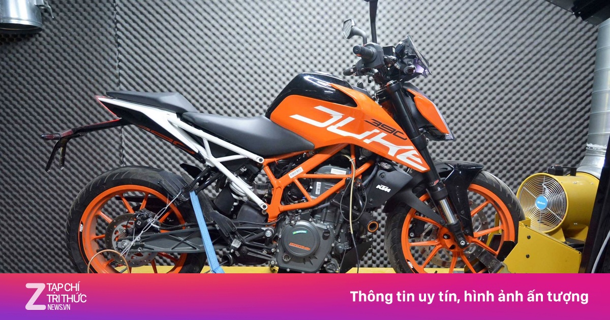 Thử tốc độ tối đa KTM Duke 390 2018 trên bàn chạy Dyno | Znews.vn