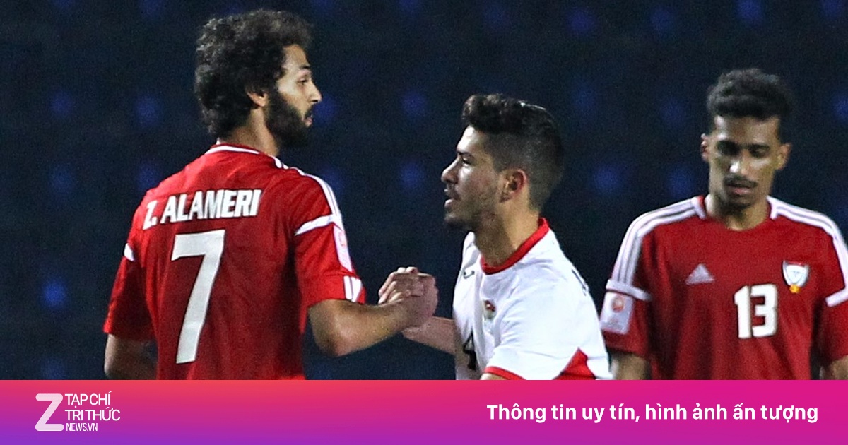 Cầu thủ U23 Jordan và UAE tươi cười sau trận hòa 1-1 - Bóng đá Việt Nam - ZNEWS.VN