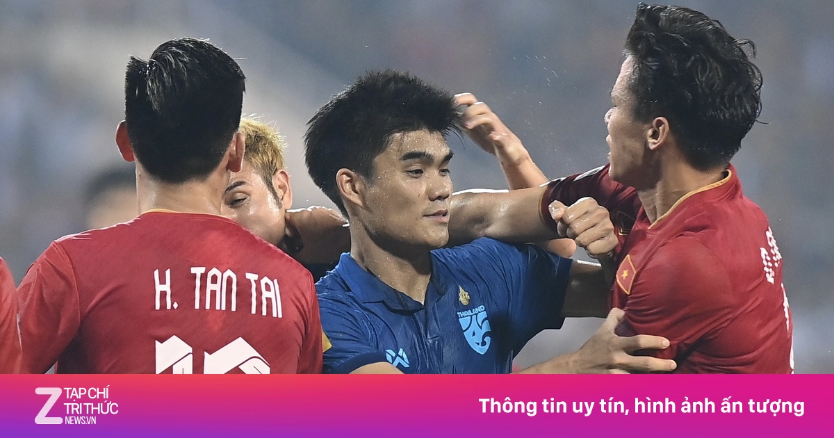 Quế Ngọc Hải xô xát với Theerathon - Bóng đá Việt Nam - ZNEWS.VN