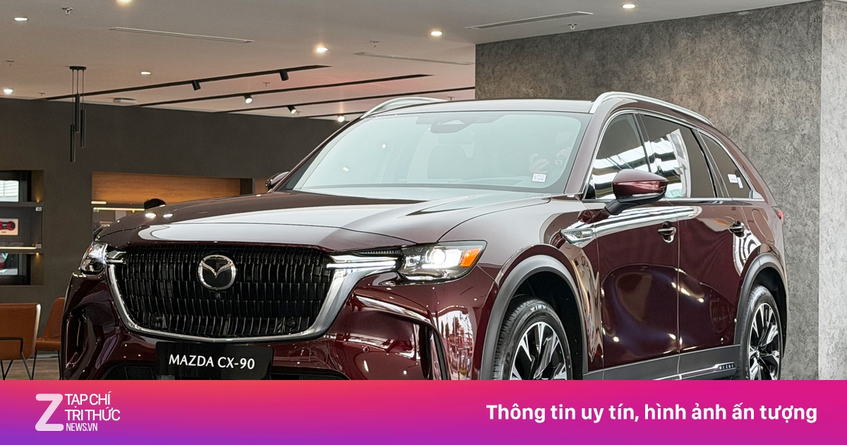 Cận cảnh Mazda CX-90, SUV PHEV lớn nhất của Mazda vừa đến Việt Nam ...