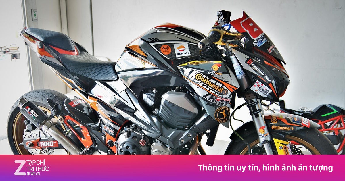 Nakedbike Kawasaki Z800 độ thành phiên bản xe đua chuyên nghiệp - Xe ...