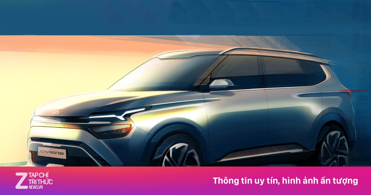 Lộ ảnh phác thảo Kia Rondo 2022 trước ngày ra mắt - Ôtô - ZNEWS.VN
