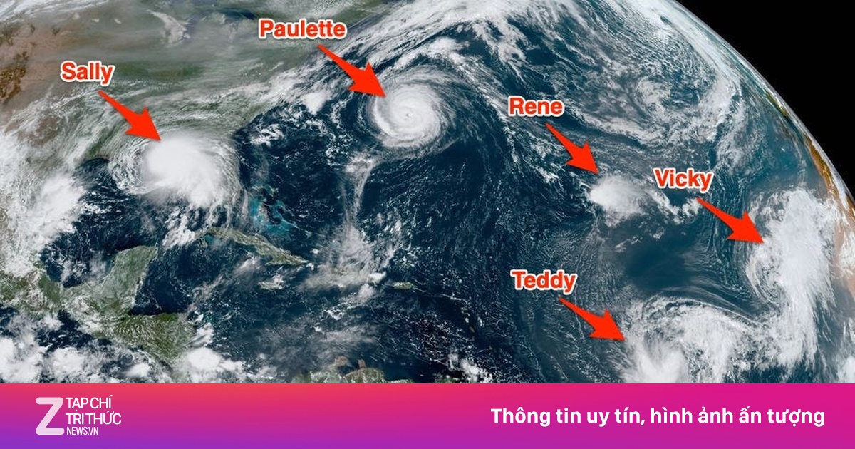 Bão trên Đại Tây Dương năm 2020 phá vỡ mọi kỷ lục - Thế giới - ZNEWS.VN