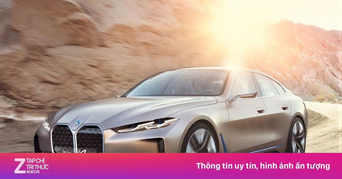 BMW vén màn Concept i4 - mẫu xe điện tương lai - Ôtô - ZNEWS.VN