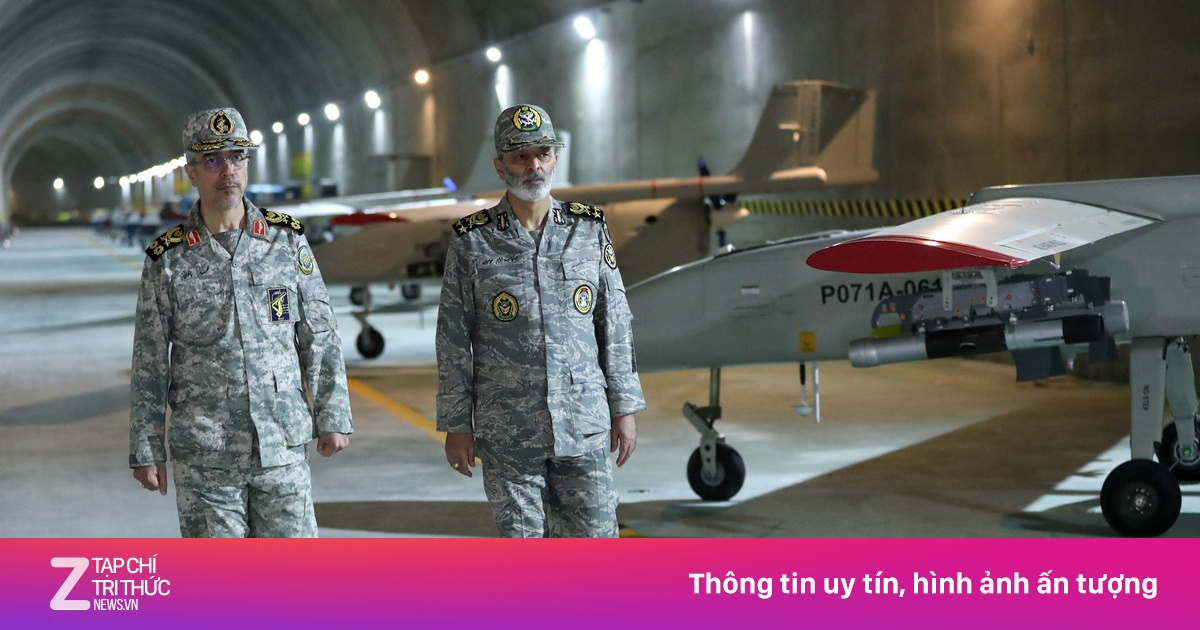 Căn cứ UAV ngầm dưới núi của Iran - Thế giới - ZNEWS.VN