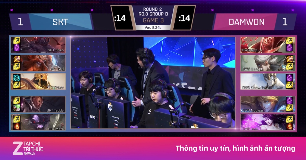 Damwon Gaming hạ gục người khổng lồ SKT T1 - Công nghệ - ZNEWS.VN