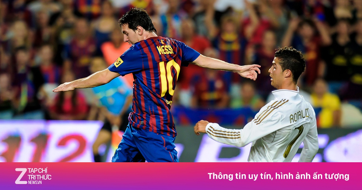 Khoảnh khắc tạo nên bức ảnh Ronaldo quỳ gối trước Messi - Thể thao ...