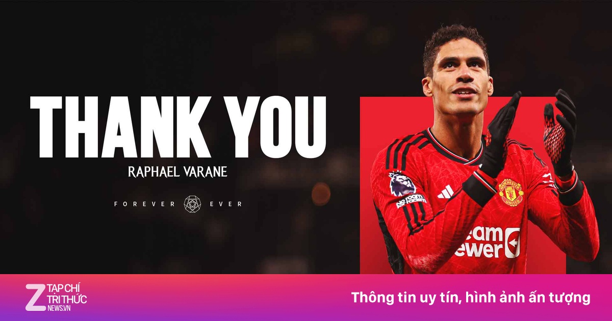 Varane rời MU - Thể thao - ZNEWS.VN