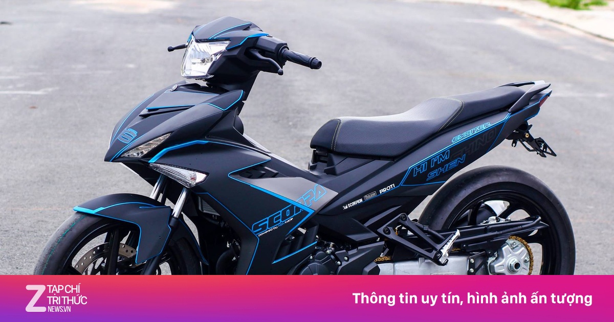 Exciter 150 mô phỏng phiên bản với viền LED ở Thái Nguyên - Xe độ ...