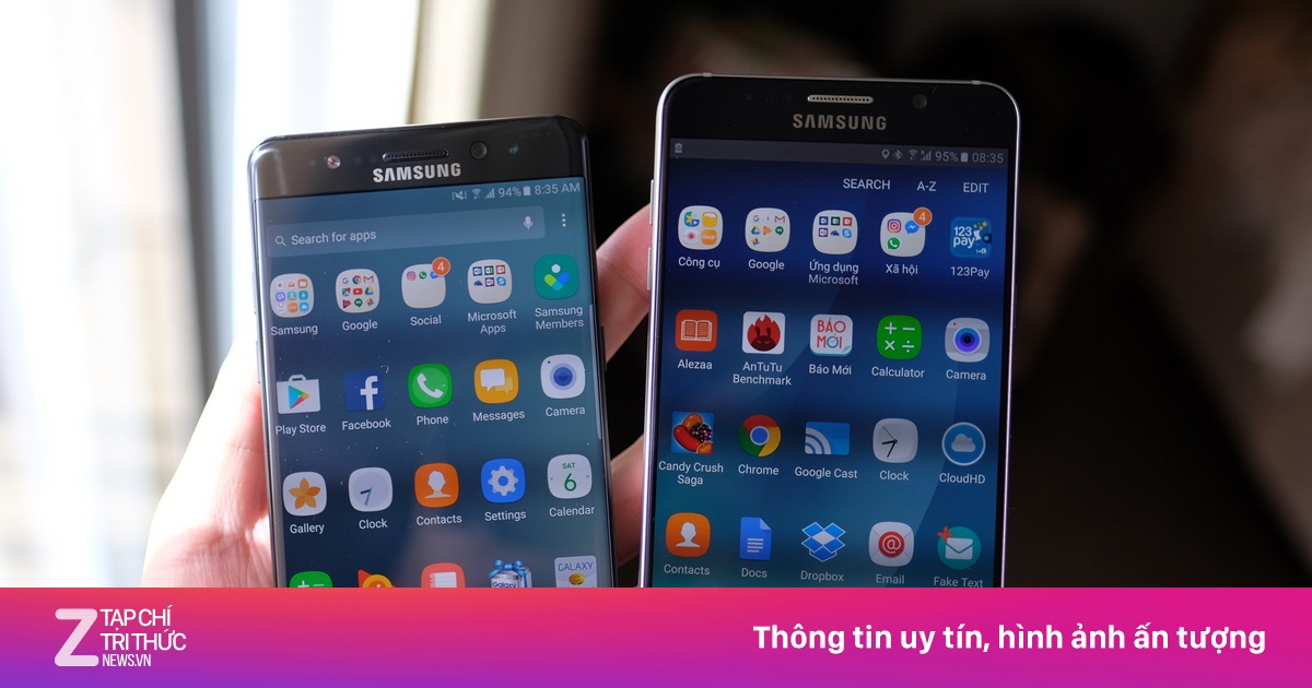 Galaxy Note 7 so thiết kế với Note 5 - Mobile - ZNEWS.VN