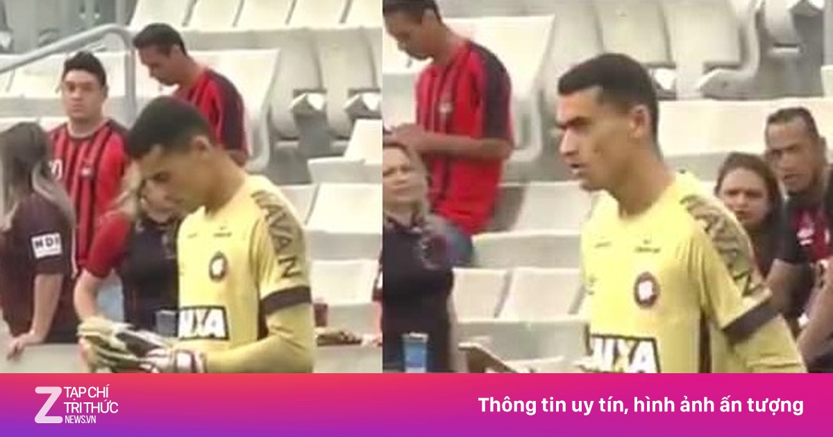 Thủ môn Brazil thản nhiên dùng điện thoại khi đang thi đấu - Thể thao ...
