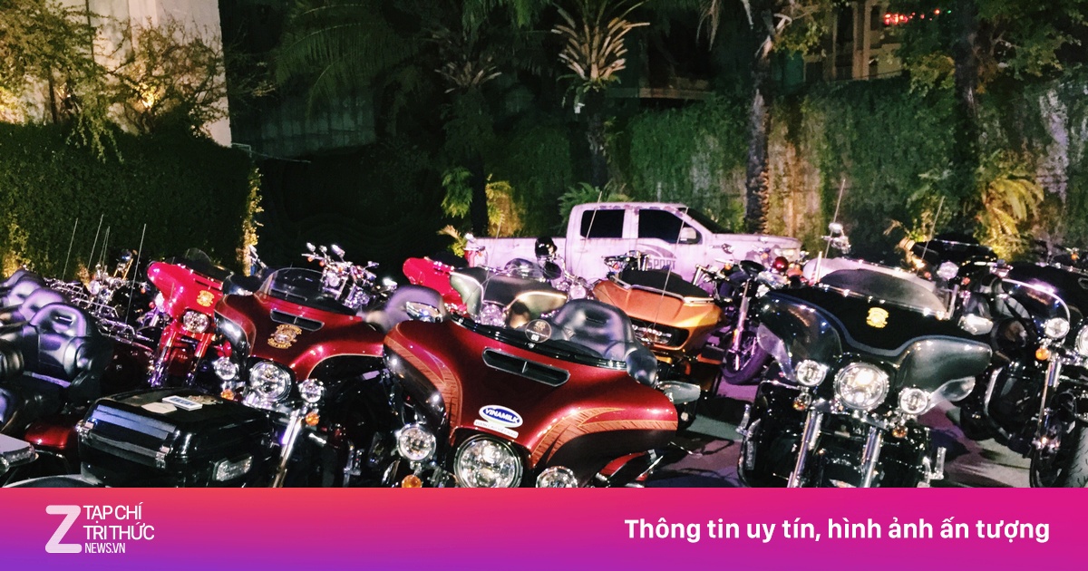 Dàn môtô Harley Davidson hội tụ tại trung tâm Sài Gòn | Znews.vn