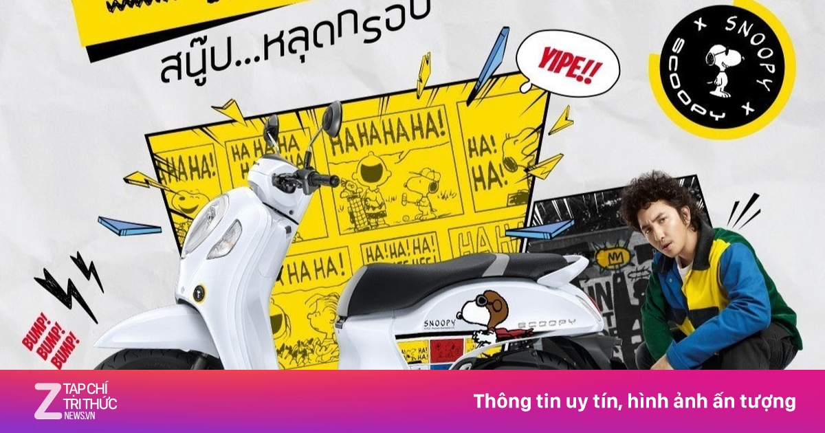 Honda Scoopy phiên bản chú chó Snoopy được ra mắt | Znews.vn