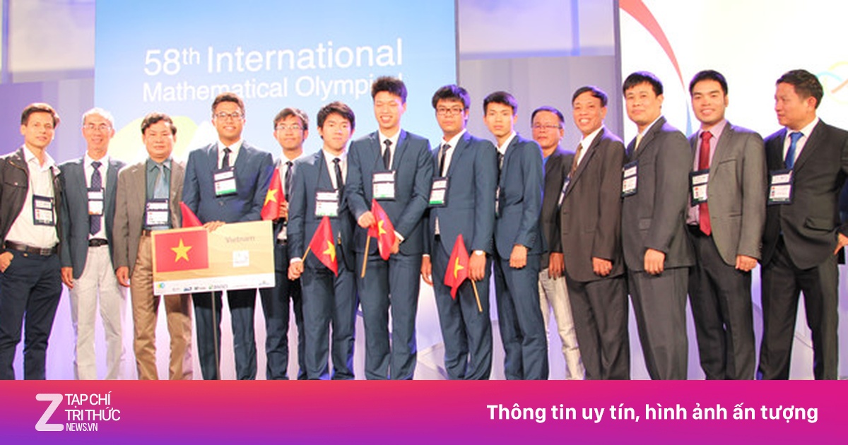 Đoàn Việt Nam giành 59 huy chương vàng qua các kỳ Olympic Toán quốc tế ...