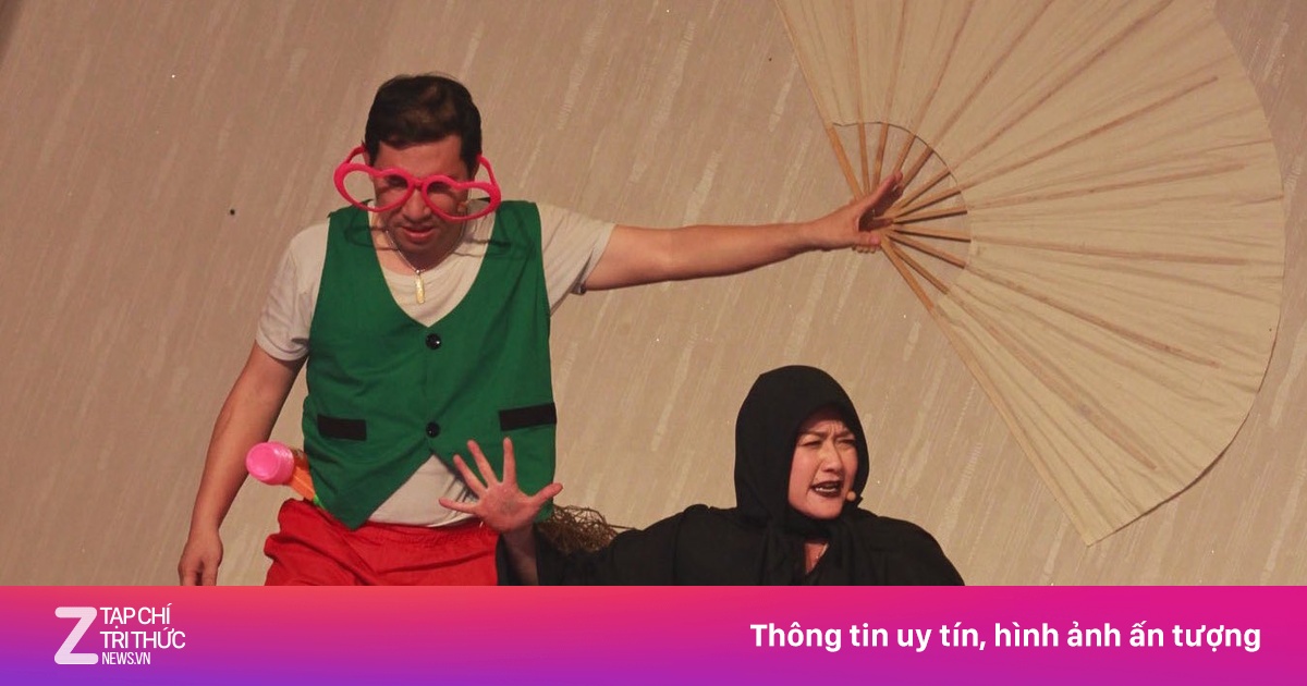 Vân Dung - Quang Thắng tung hứng trên sân khấu nghiêng - Phim truyền hình - ZNEWS.VN