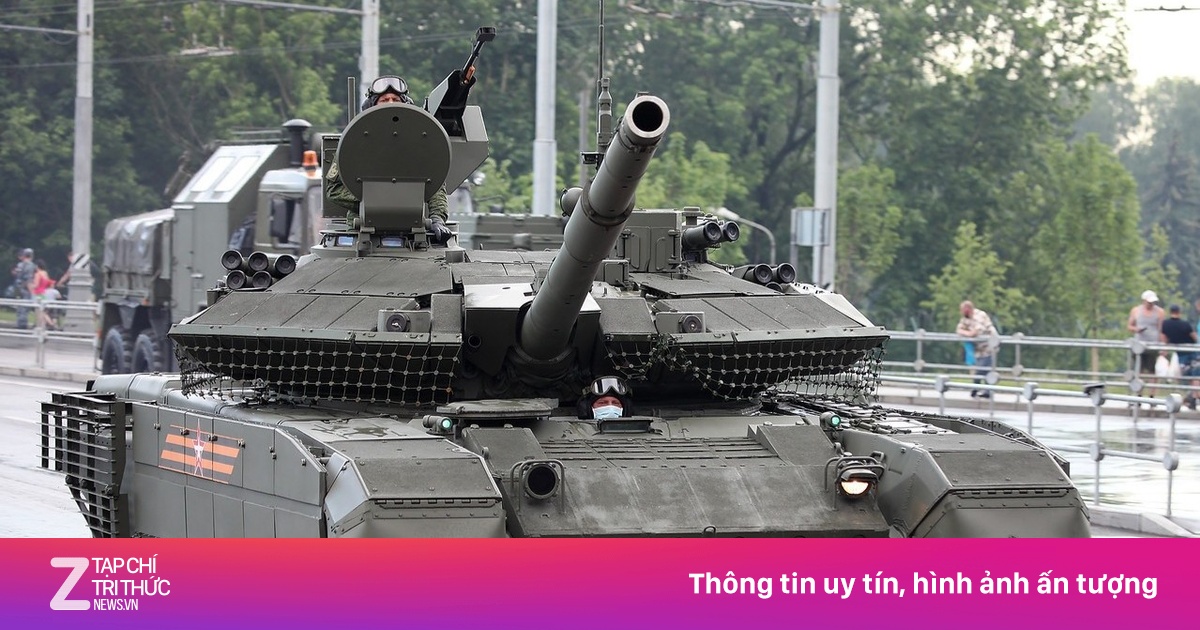 Sức mạnh xe tăng T-90M xuất hiện tại lễ duyệt binh Ngày Chiến thắng ...