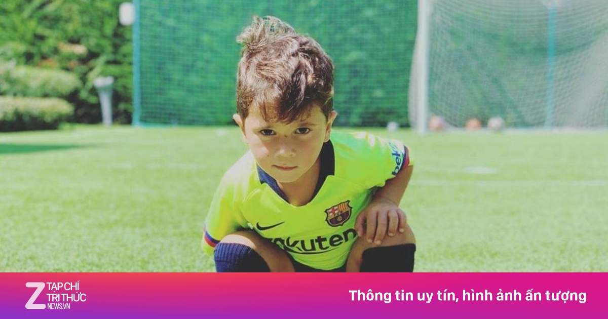 Con trai Messi ghi bàn và ăn mừng theo phong cách của bố - Hậu trường ...