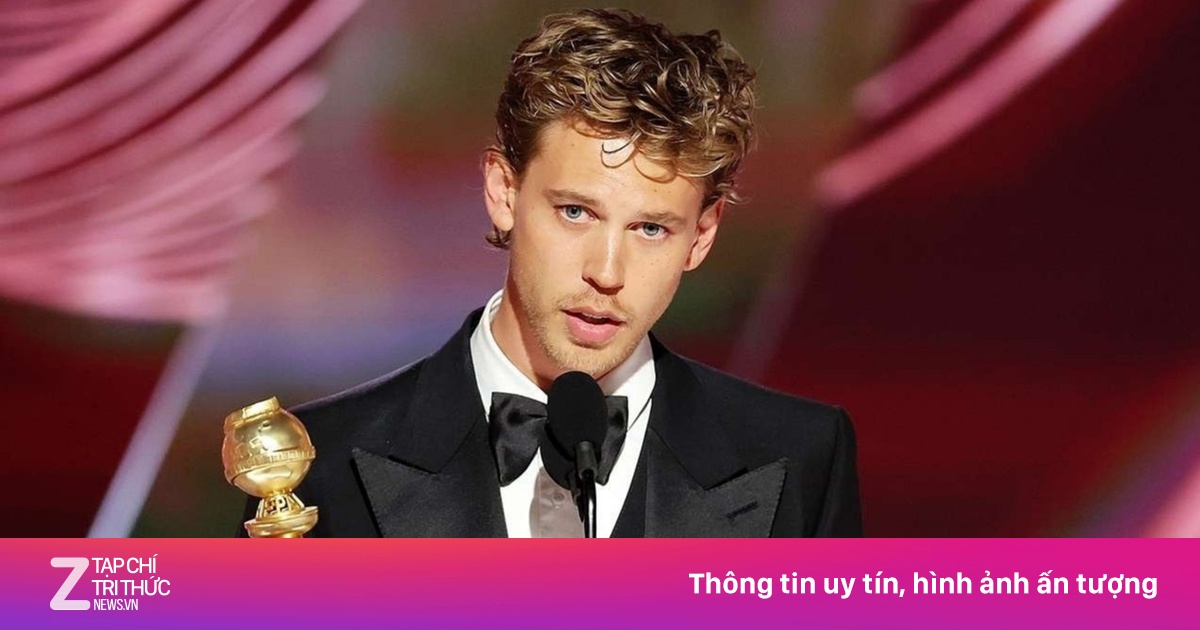 Nam diễn viên giả giọng Elvis Presley phát biểu tại Quả cầu Vàng - Giải ...