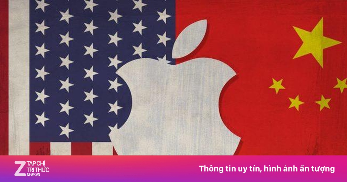 Đế chế Apple lao đao vì chiến tranh thương mại Mỹ - Trung - Công nghệ ...
