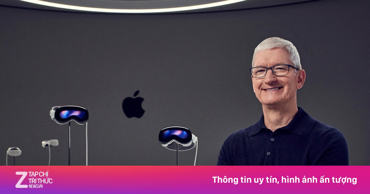 Vì sao Tim Cook không đeo kính Vision Pro - Gadget - ZNEWS.VN